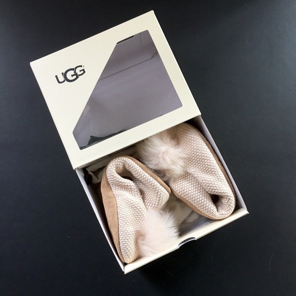 UGG | Shoes | Size 8 Ugg Andi Pom Pom Slippers | Poshmark